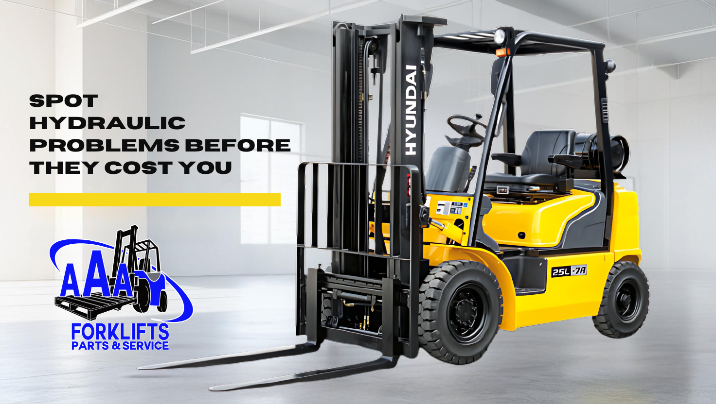 How to Spot Hydraulic Forklift Problems | AAA Forklifts