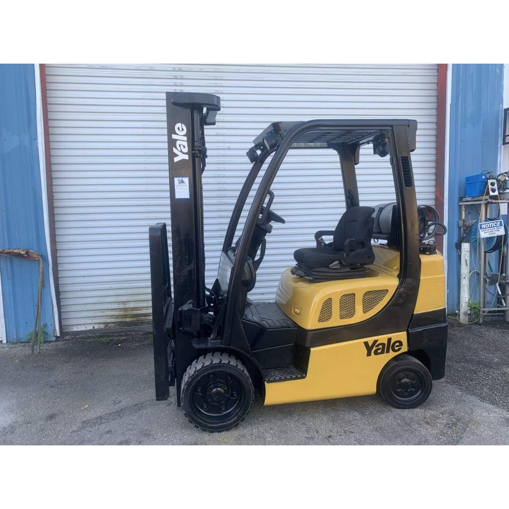 AAA Forklifts - 2012 Yale GLC050LX 5000 lb. LPG Forklift w/ Sideshift 189"H